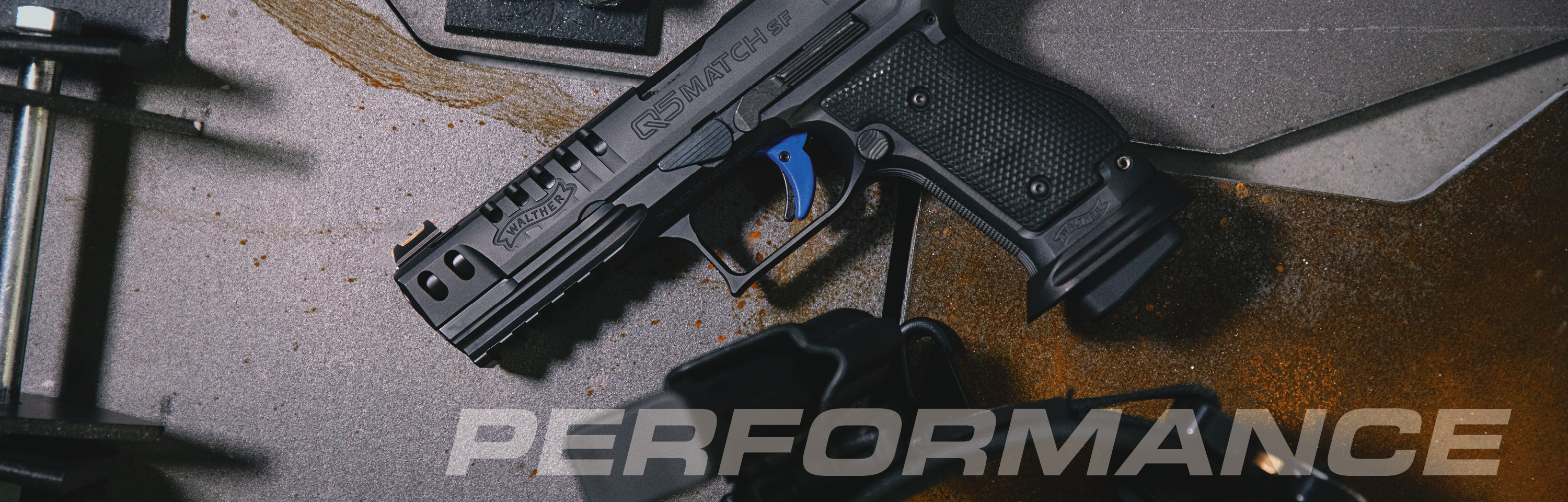 PPQ/PDP Dynamic Performance Trigger - Flat-Faced, Grey PPQ/PDP Dynamic Performance Trigger - Flat-Faced, Grey